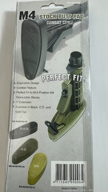 UTG M4 Stock Buttpad Combat Style | ShootersGate