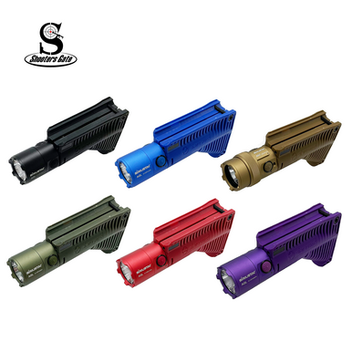 ShootersGate Triangle Grip Tactical Flashlight w/ Strobe 1600 Lumens ...