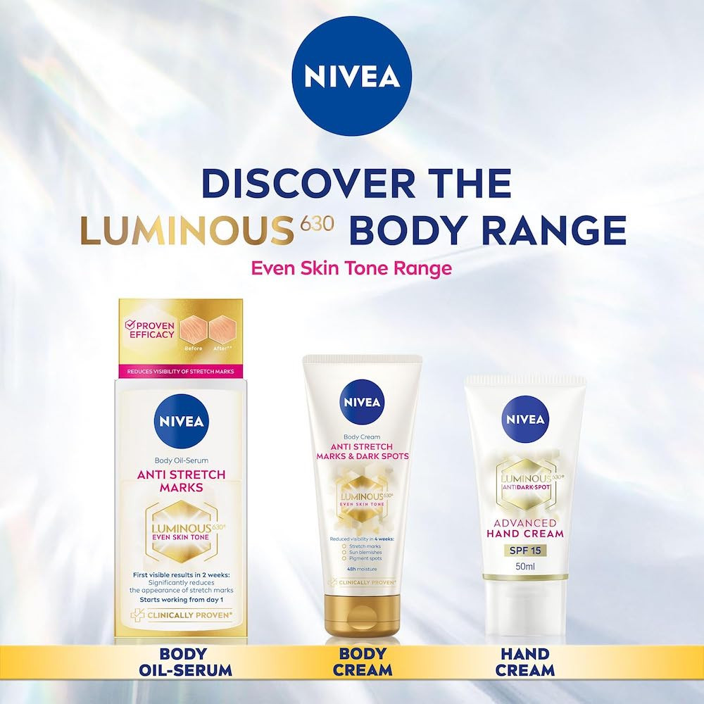 Nivea Luminous 630 Anti-Stretch Marks and Dark Spots Cream 200ml