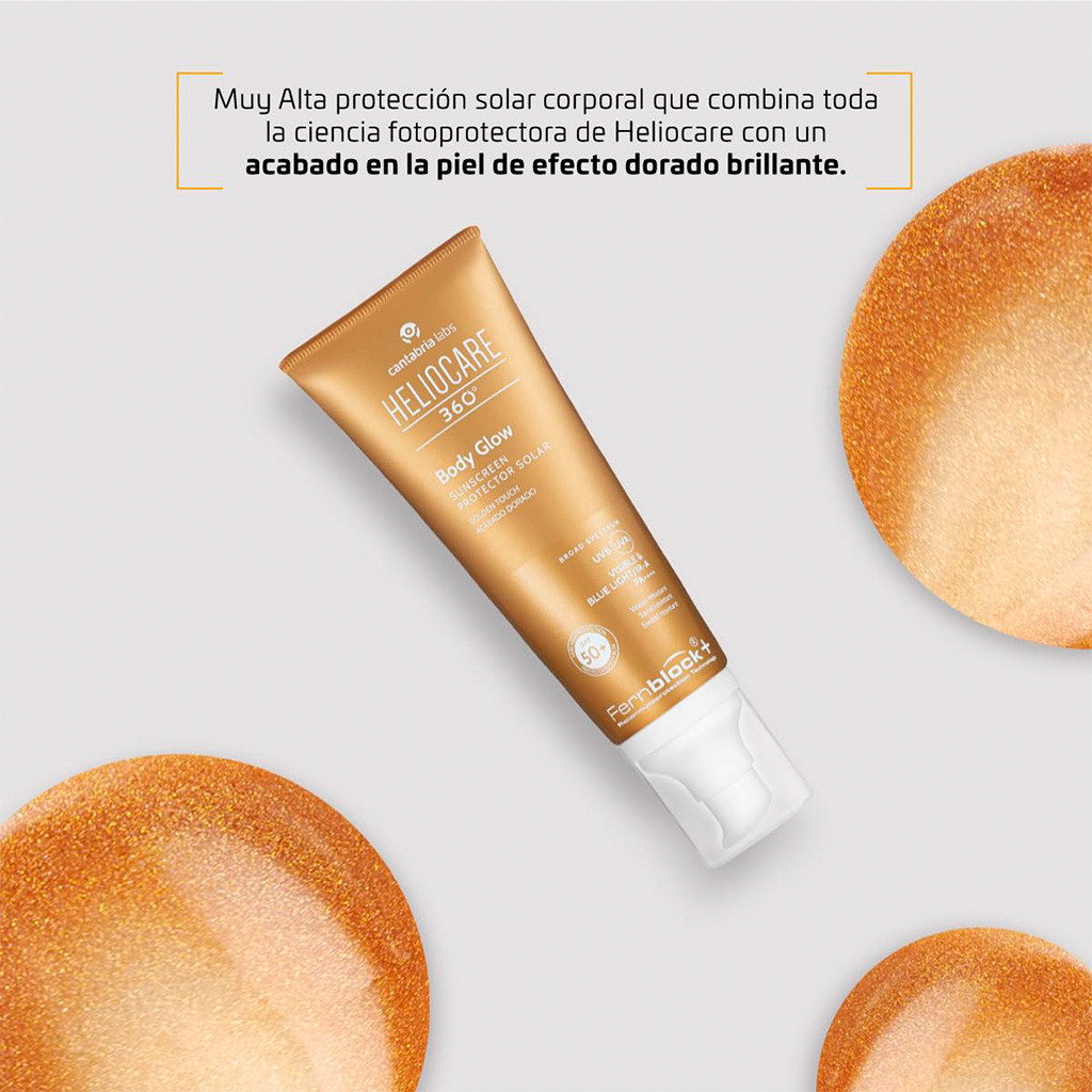 Heliocare 360 Body Glow Sunscreen SPF50+ 100ml