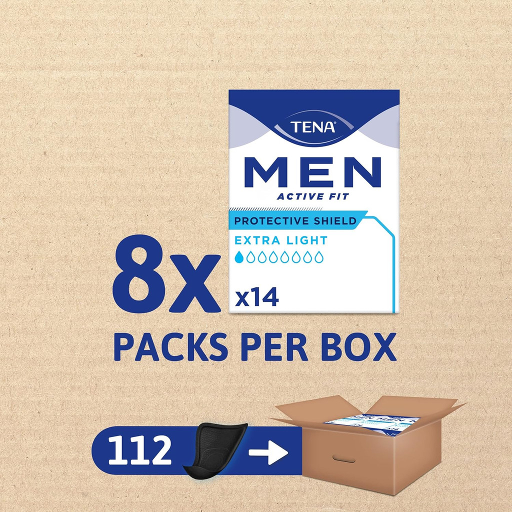 TENA Men Protective Shield 112 Extra Light 14 x 8 packs