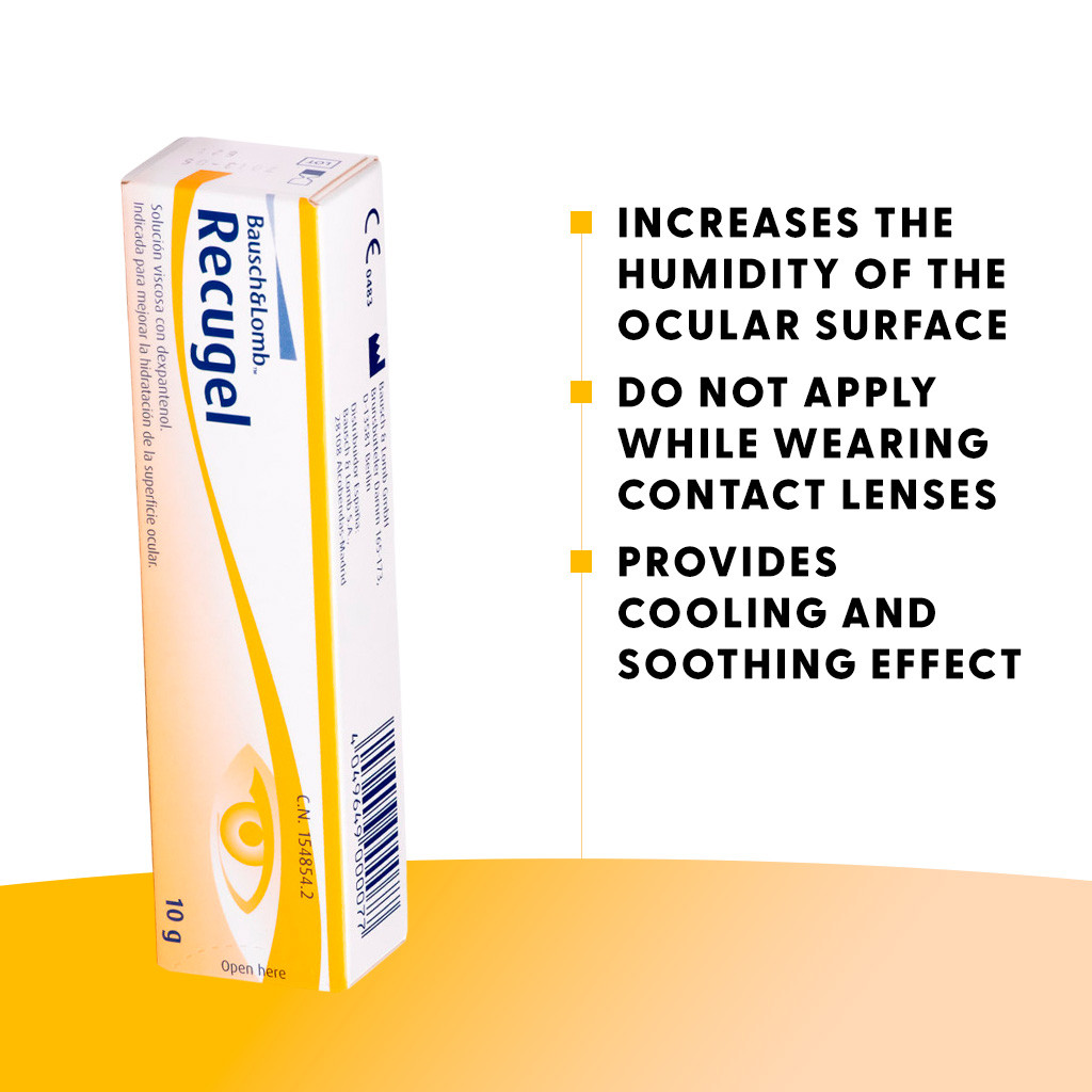 Bausch&Lomb Recugel 10g Dry Eye Drops
