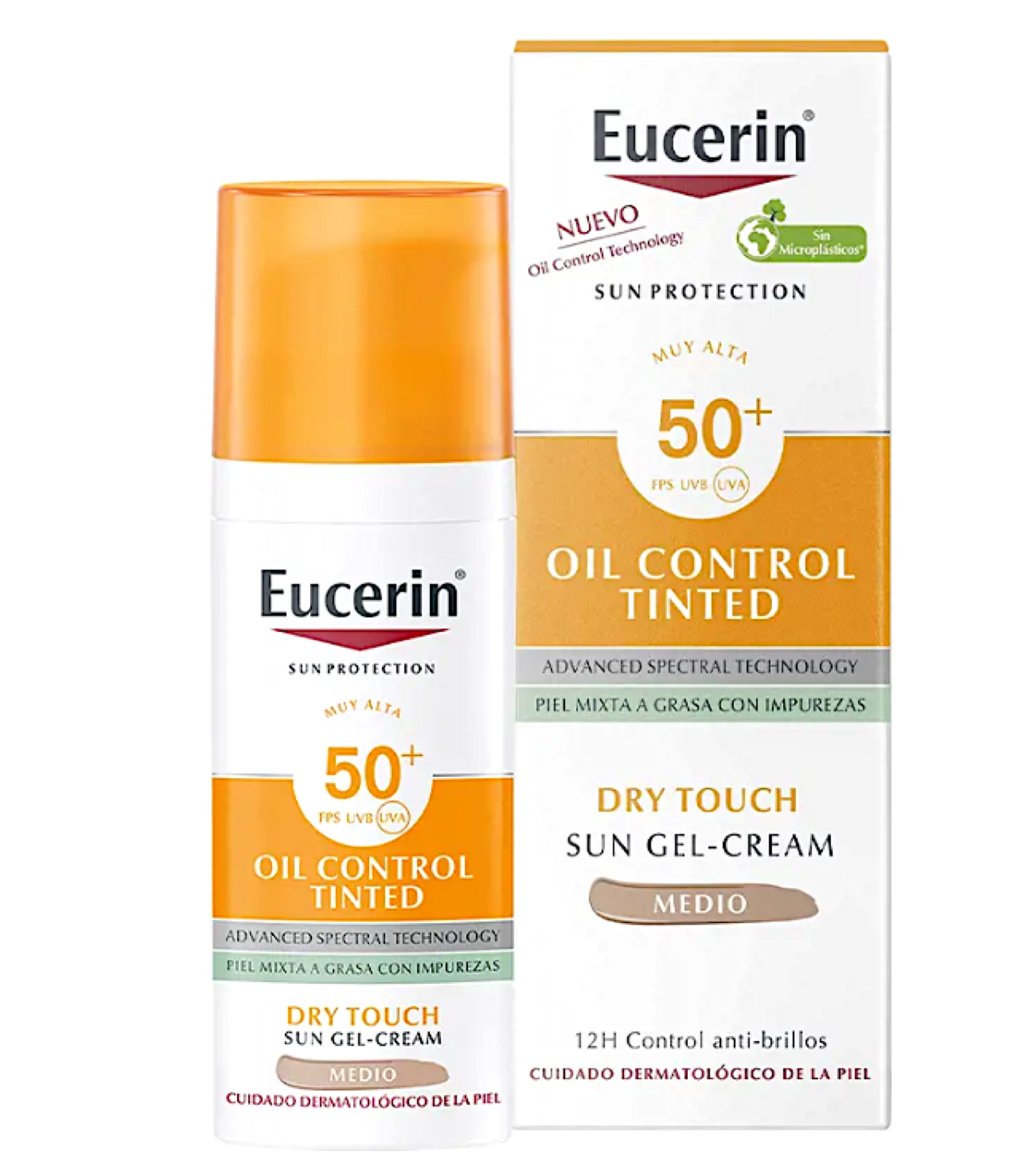 Eucerin Sun Gel Cream Oil Control Medium FPS 50