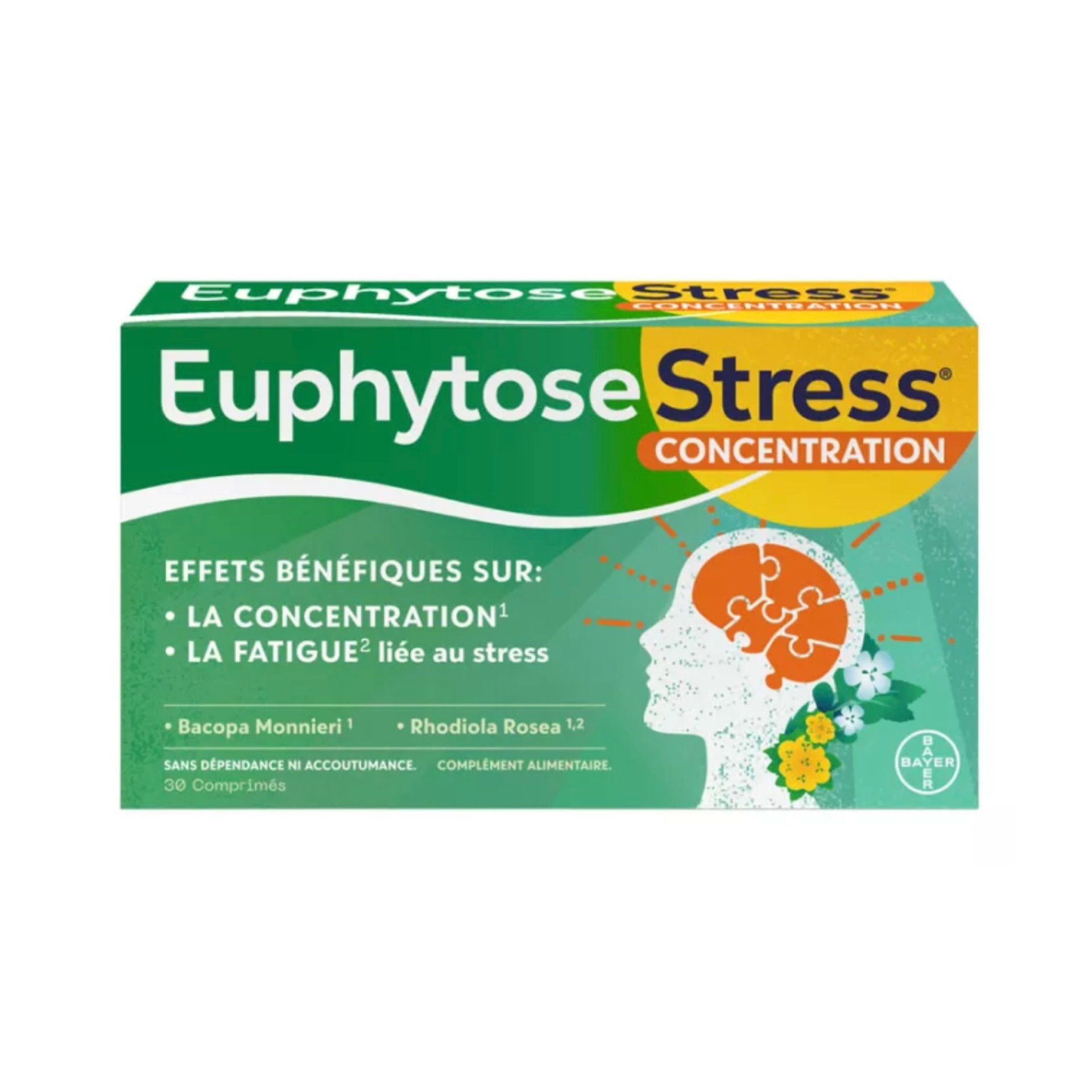Euphytose Stress Concentration 30 tablets