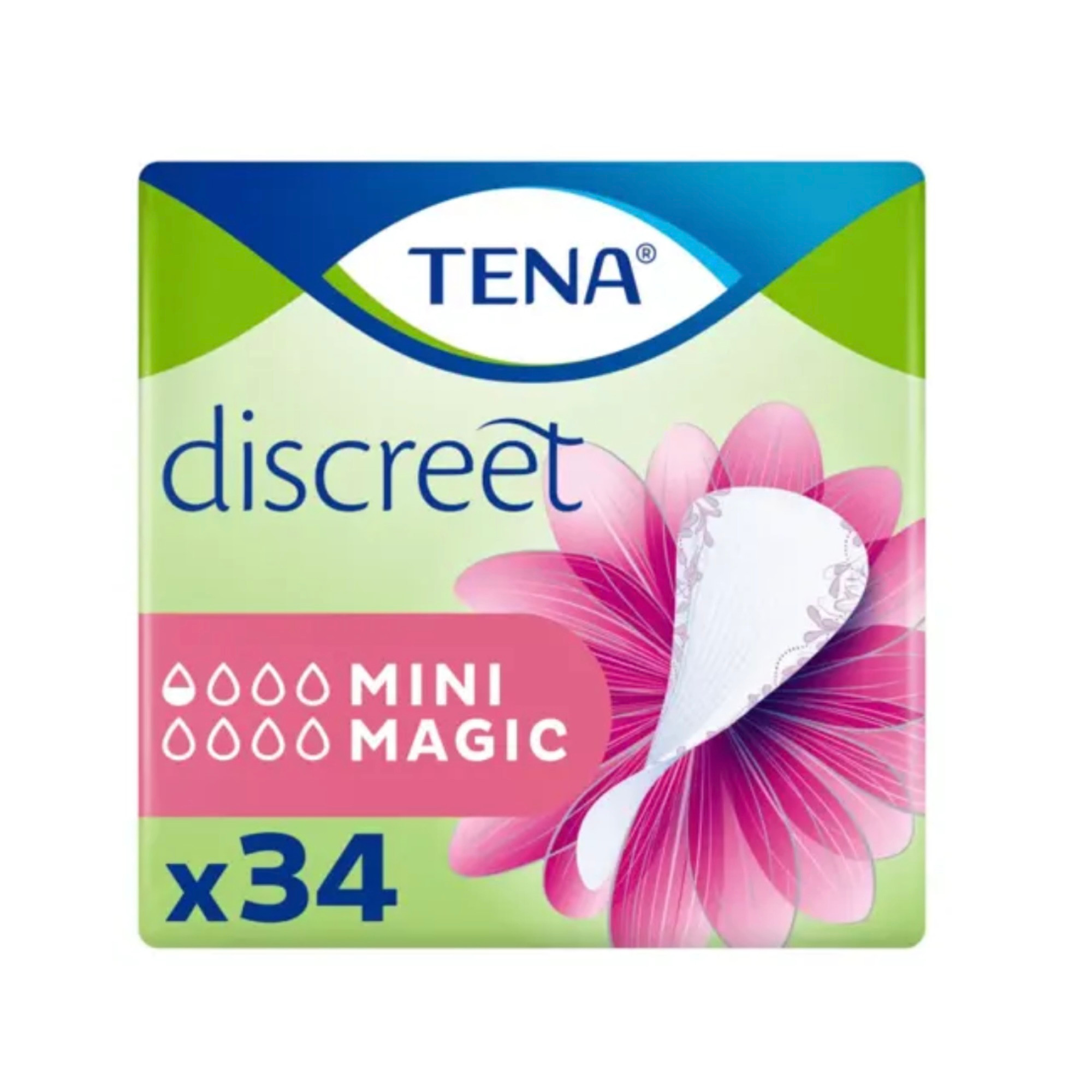 Tena Discreet Mini Magic Women 34units