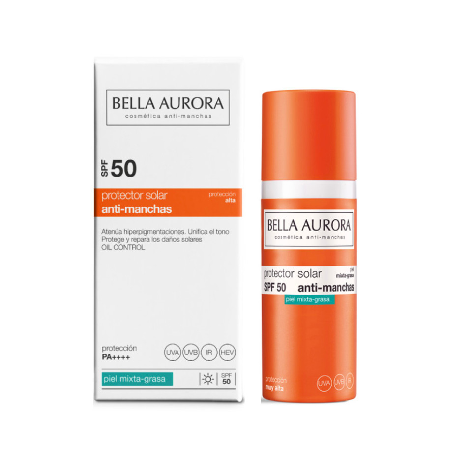 Bella Aurora Sunscreen Combination to Oily Skin SPF50 50ml