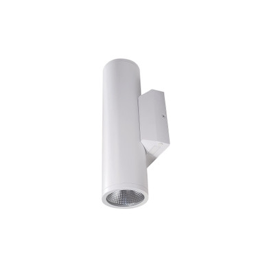 3" Up & Down Wall Mounted LED Cylinder With Selectable Cct, Matte ...