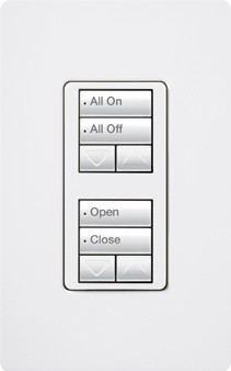 RRD-HN2RLD-BI Lutron Radiora 2 Seetouch Led+ Hybrid Keypad, Dual Group