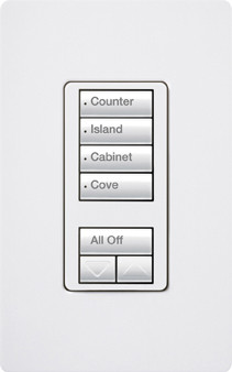 RRD-HN4S-HT Lutron Radiora 2 Seetouch Led+ Hybrid Keypad, 4 Scene With ...