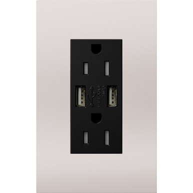 LTR-F15-UBTR-BC Architectural Style, Tamper-resistant Usb Receptacle ...