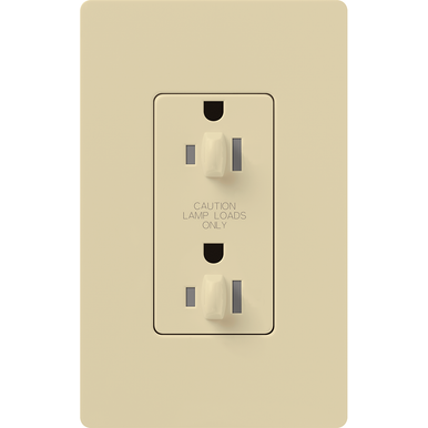 NTR-20-DDTR-IV Architectural, Dual Dimming, Tamper Resistant Receptacle ...