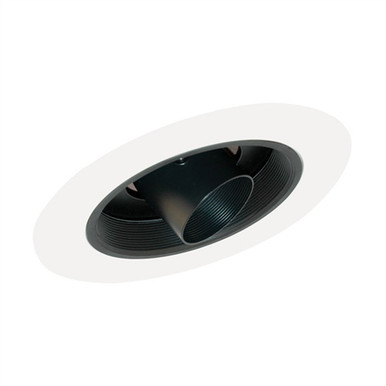 606B-WH 6" Line Voltage, Super Slope Ceiling Cylinder Spotlight Trim ...