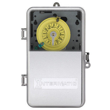 T101PCD82 24-Hour Mechanical Time Switch, 120 VAC, 60Hz, SPST, Indoor ...