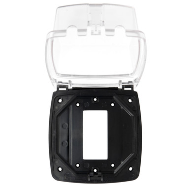 WP1020C Plastic In-Use Weatherproof Cover, Vertical Mount, Double-Gang