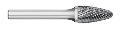BUR SF-42 1/8 DC ROUND NOSE TREE, 1/8 SHK, TB19396 - DIXIE Tool Co