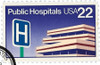 2210 - 1986 22c Public Hospitals - Mystic Stamp Company