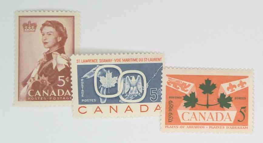 387 - 1959 Canada - Mystic Stamp Company
