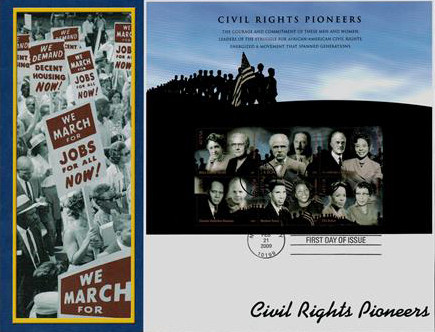 4384 - 2009 42c Civil Rights Pioneers - Mystic Stamp Company
