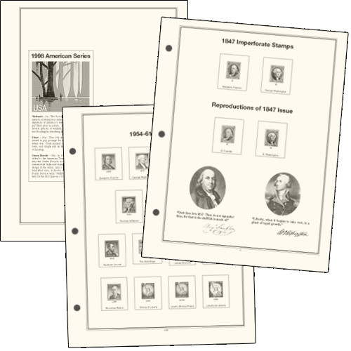 DS140 - 1847-Present, Mystic's US Definitive Stamp Collection Album ...