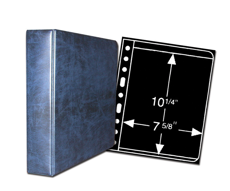 ES920 - Mystic's All Purpose Binder, 2-Post, 9½ x 12 - Mystic Stamp Company