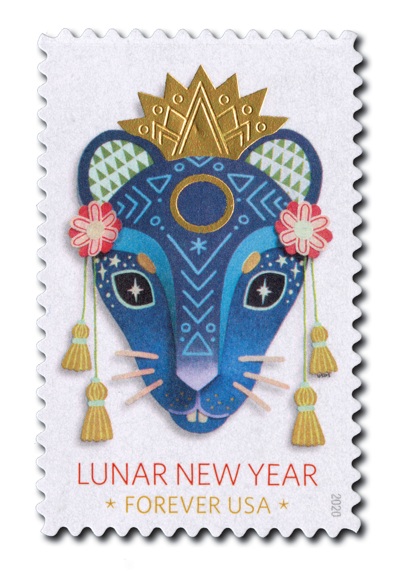 5428 - 2020 First-Class Forever Stamp - Lunar New Year: Year of the Rat ...