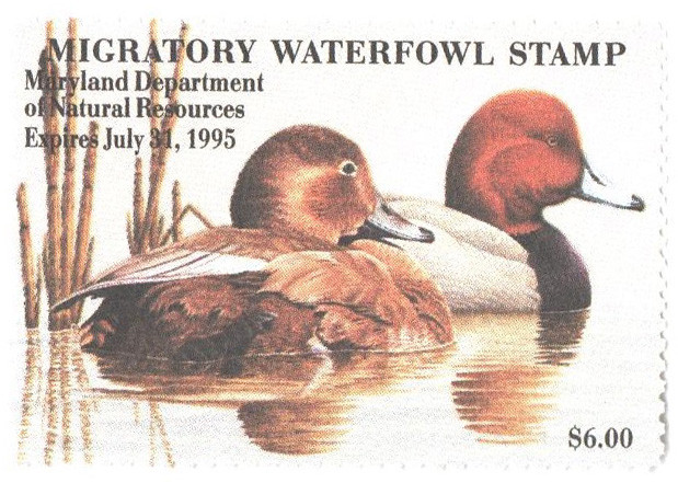 SDMD28 - 2001 Maryland State Duck Stamp - Mystic Stamp Company