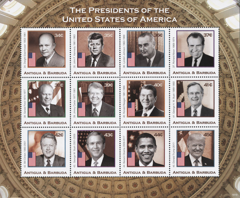 MFN026 - 2018 President Trump - Make America Great Again! sheet of 5 ...