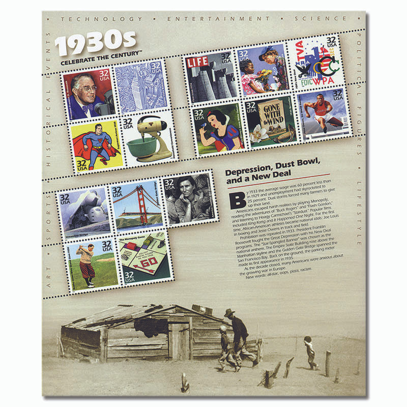 3191 - 2000 33c Celebrate the Century: 1990s - Mystic Stamp Company