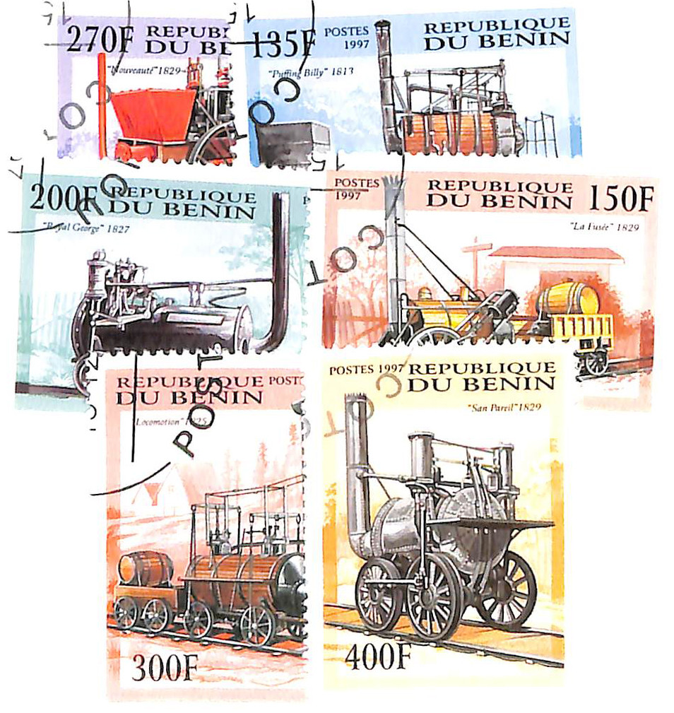 1022-26 - 1997 Benin, People's Republic of - Mystic Stamp Company