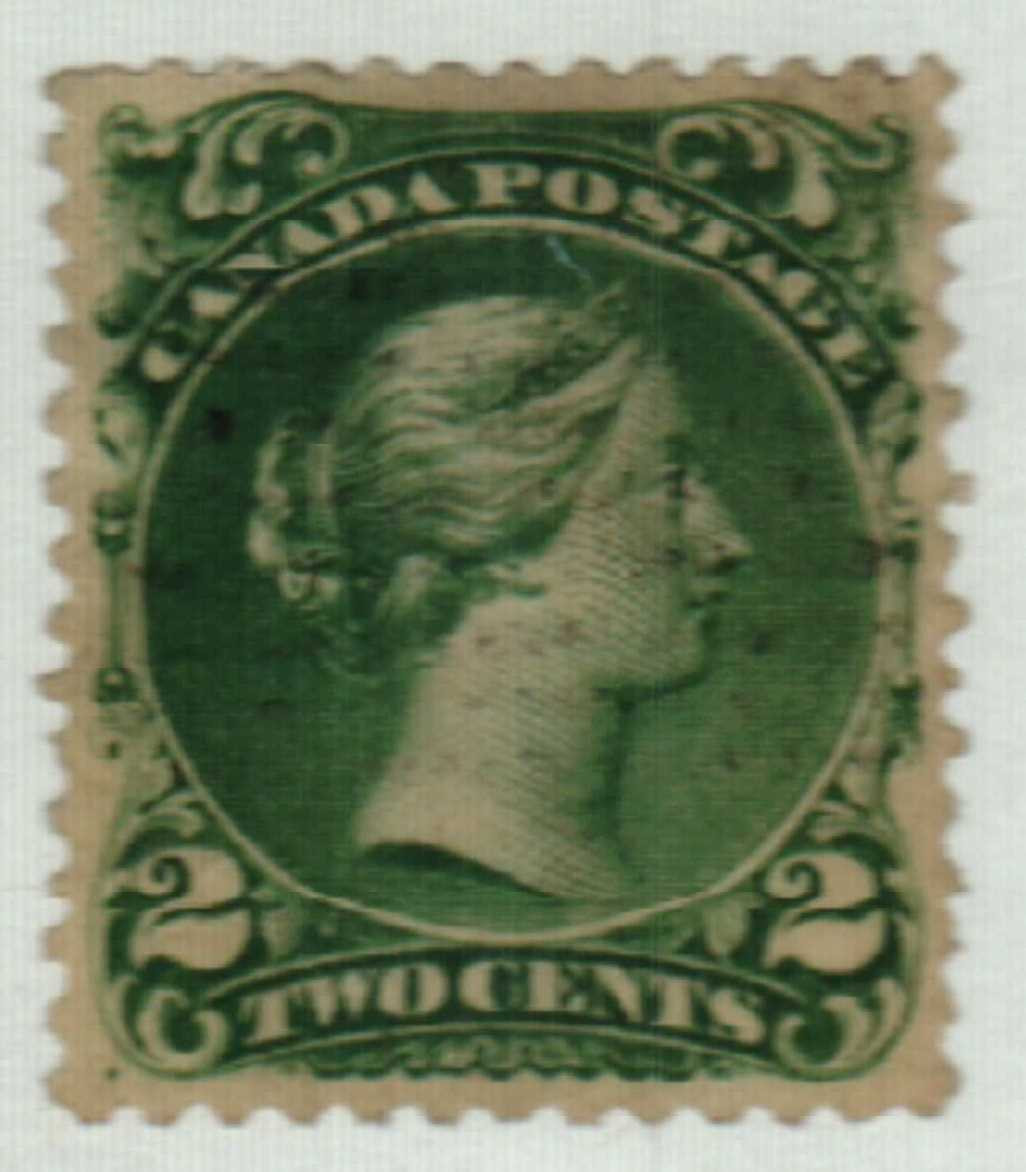 24 - 1868 Canada - Mystic Stamp Company