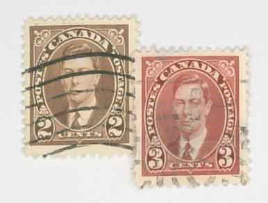 232-33 - 1937 Canada - Mystic Stamp Company