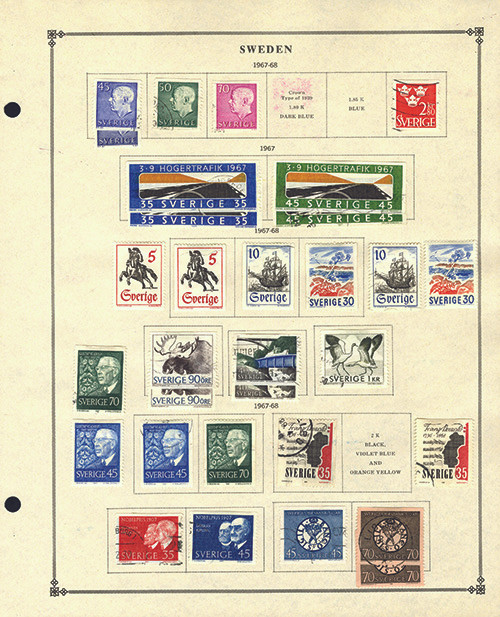 WW699 - 1855-1986 Sweden Collection - Mystic Stamp Company