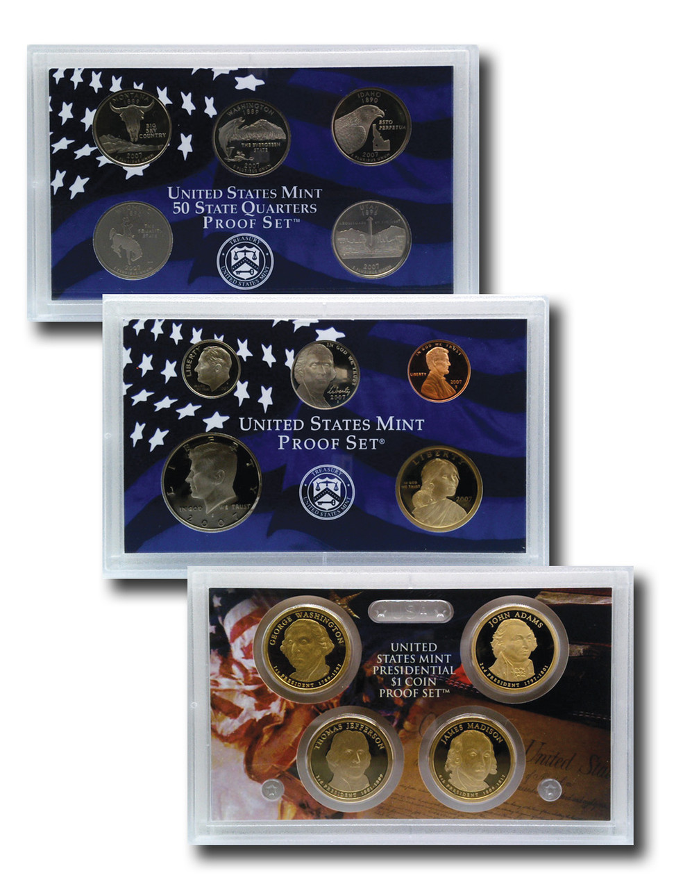CN2007P - 2007 United States Mint Proof Set, San Francisco Mint Mark ...