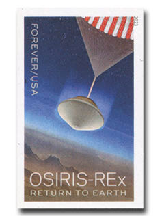 5820a - 2023 First-Class Forever Stamp - Imperforate OSIRIS-REx ...