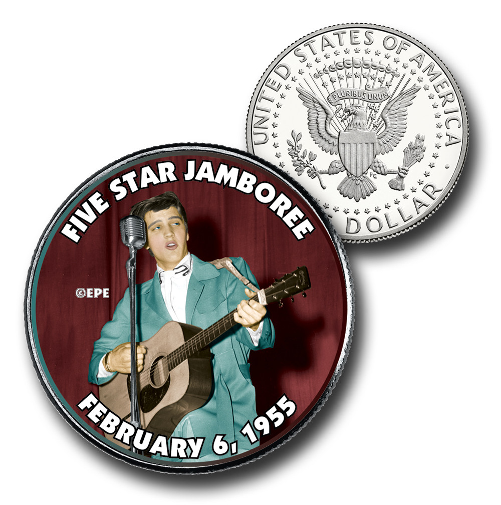 CNS1068 - Elvis Presley "Five Star Jamboree" US Half Dollar ...