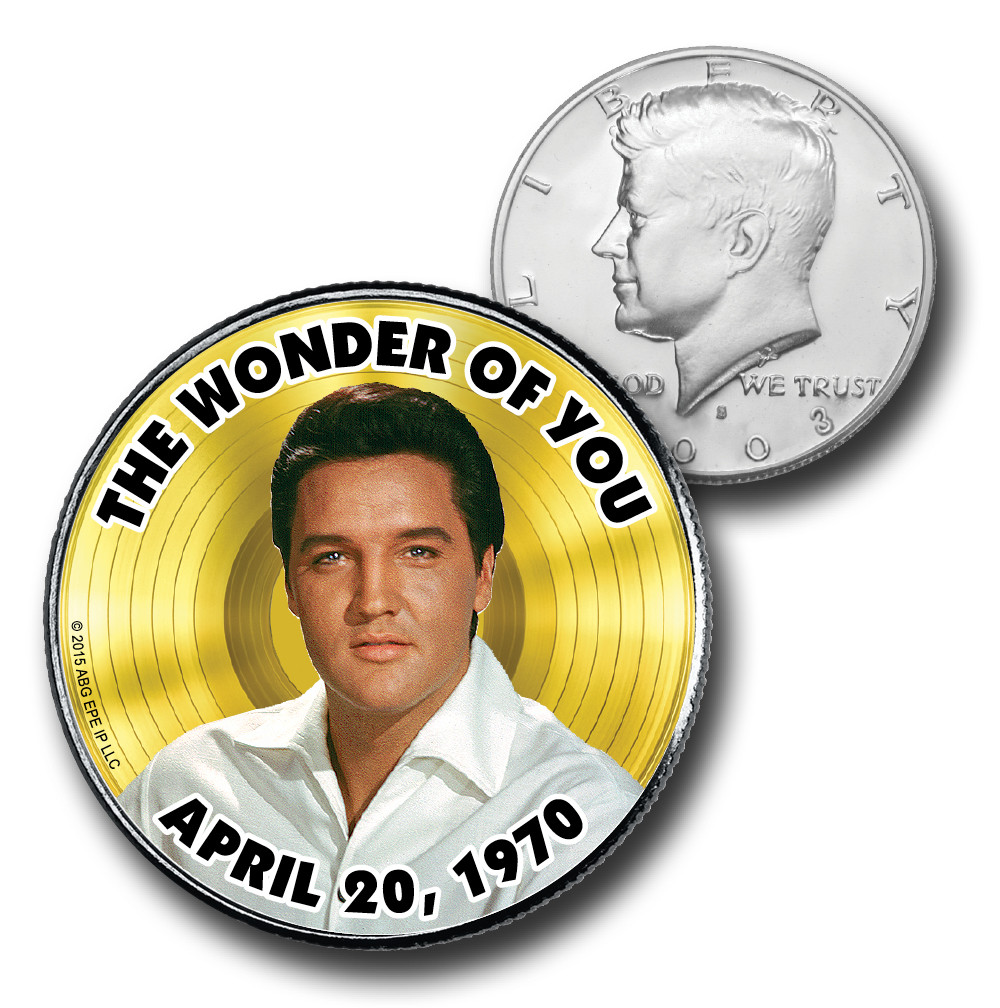 CNS16019 - Elvis Presley Gold "The Wonder of You" US Half Dollar ...