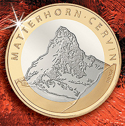 4587251 - 2004 Swiss 10f Matterhorn Coin - Mystic Stamp Company
