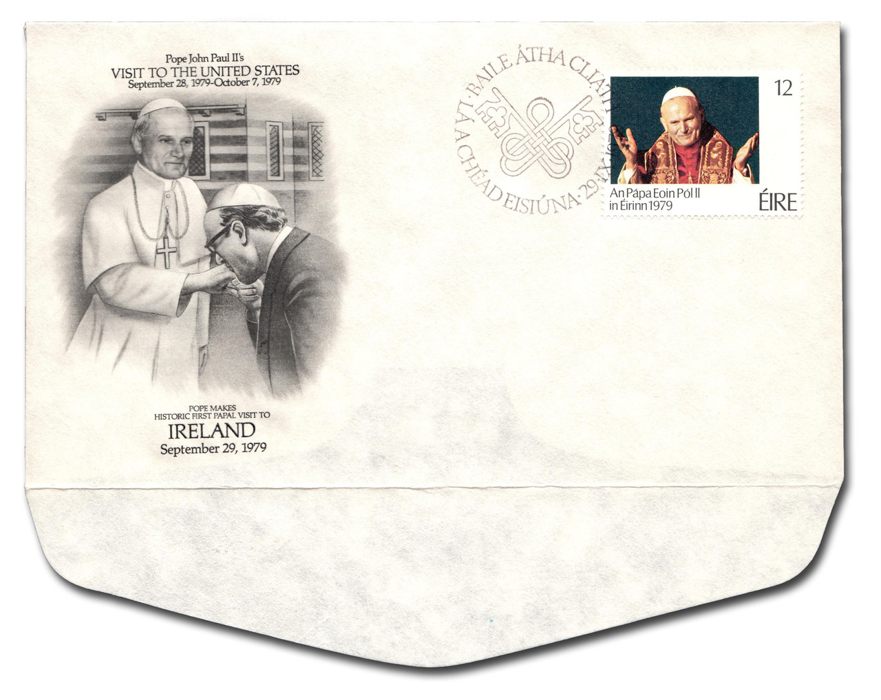 AC856 - 1979 First Papal Visit to Ireland - Mystic Stamp Company