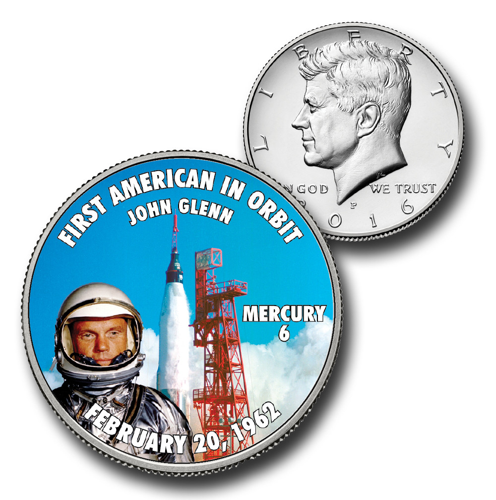 MCN156 - SAVE over 50% on John Glenn First American in Orbit Coin ...
