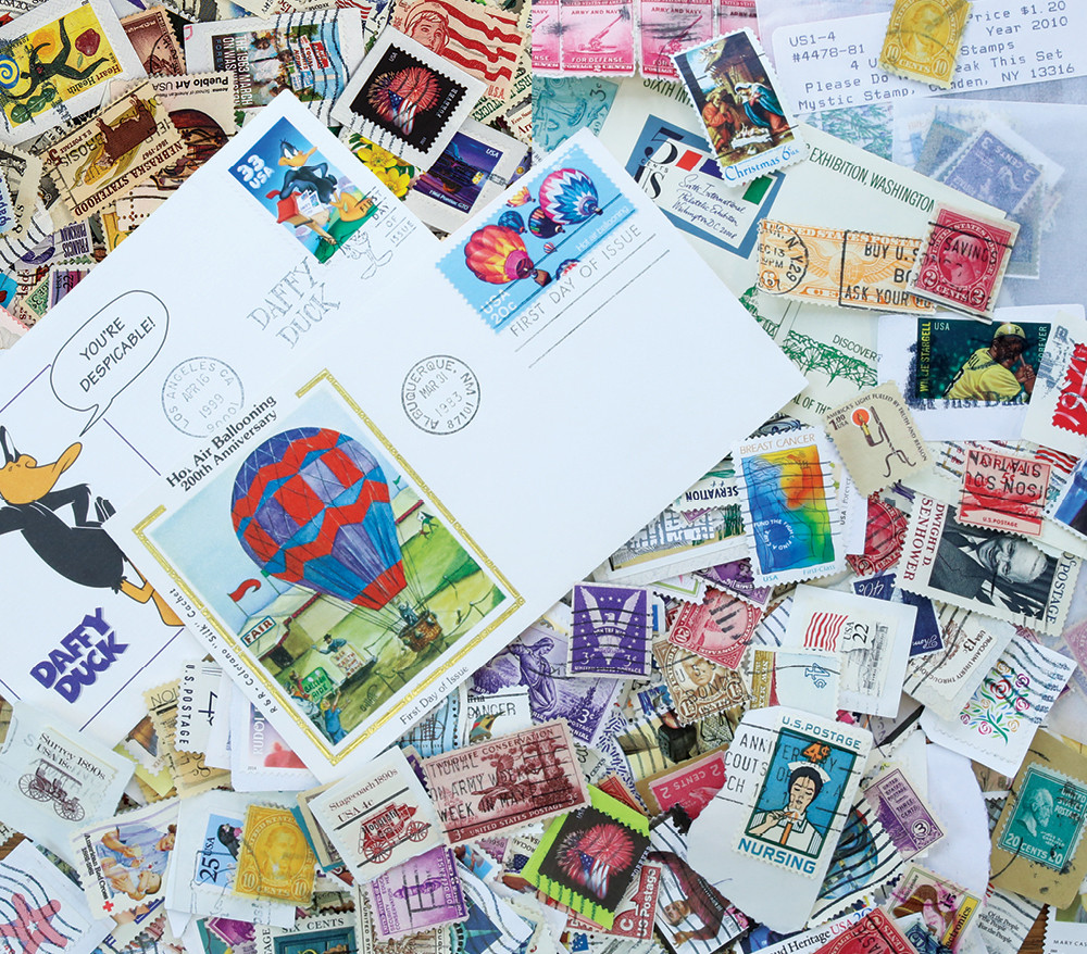 MUS111 - 500+ US Stamps Huge Packet Worth $100 - Mystic Stamp Company