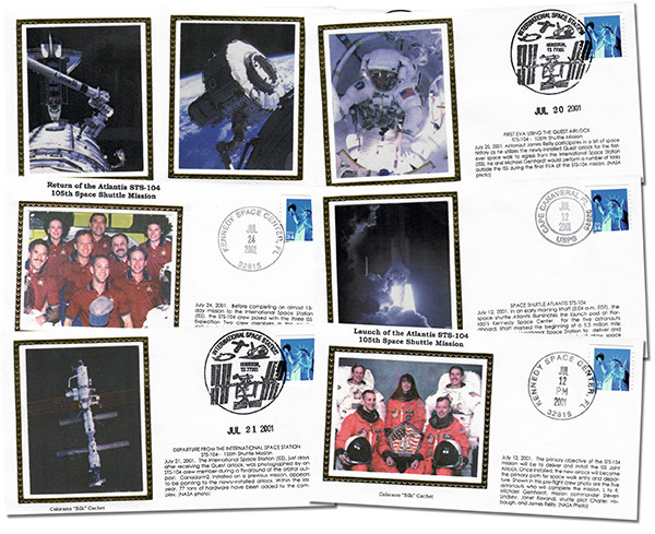 STS104 - STS-104 - SS Atlantis - Mystic Stamp Company