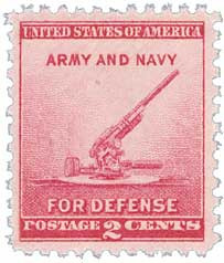 900 - 1940 2c Anti-Aircraft Gun - Mystic Stamp Company