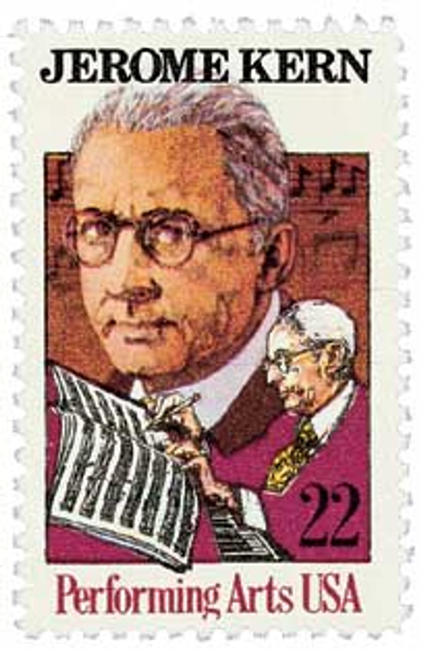 2110 - 1985 22c Performing Arts: Jerome Kern - Mystic Stamp Company 2110 - 1985 22c Performing Arts: Jerome Kern - Mystic Stamp Company