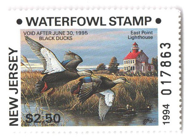 SDNJ23 - 1994 New Jersey State Duck Stamp - Mystic Stamp Company