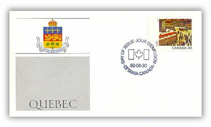 6A956 - 1982 30c Quebec - Mystic Stamp Company