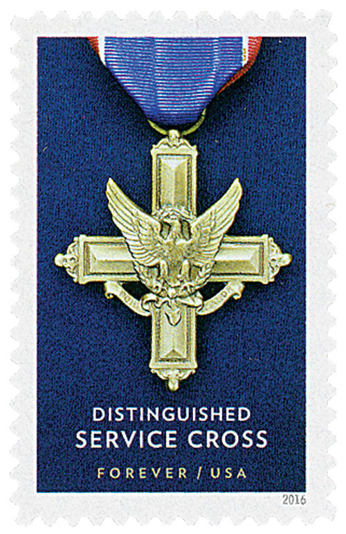 5065 - 2016 First-Class Forever Stamp - Distinguished Service Cross ...