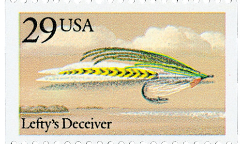 2548 - 1991 29c Fishing Flies: Lefty's Deceiver - Mystic Stamp Company