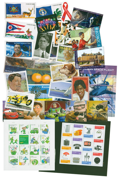 M10917 - 2011 Giant Mint Stamp Collection - Mystic Stamp Company