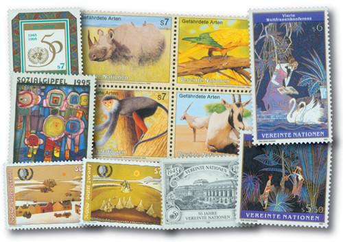 UNVYS1995 - 1995 United Nations Vienna - Year Set, 25 mint stamps ...