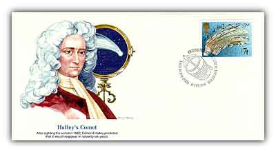 9A1133 - 1986 17p Halley's Comet - Mystic Stamp Company
